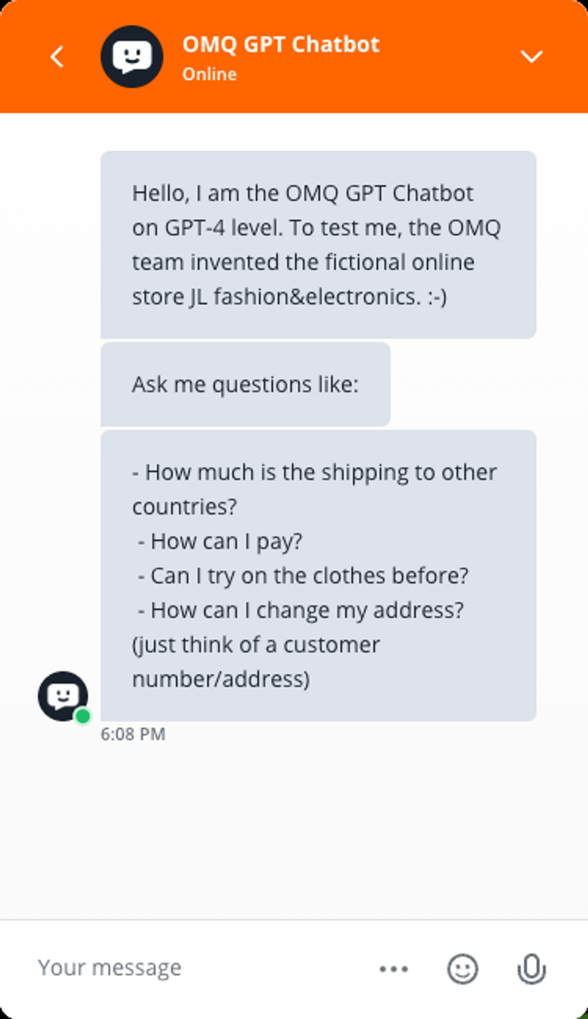 The smart GPT chatbot bot assistant for your company