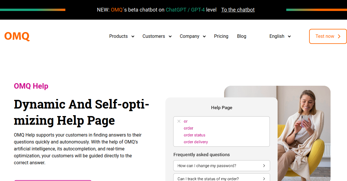 AI based customer self service with smart knowledge base
