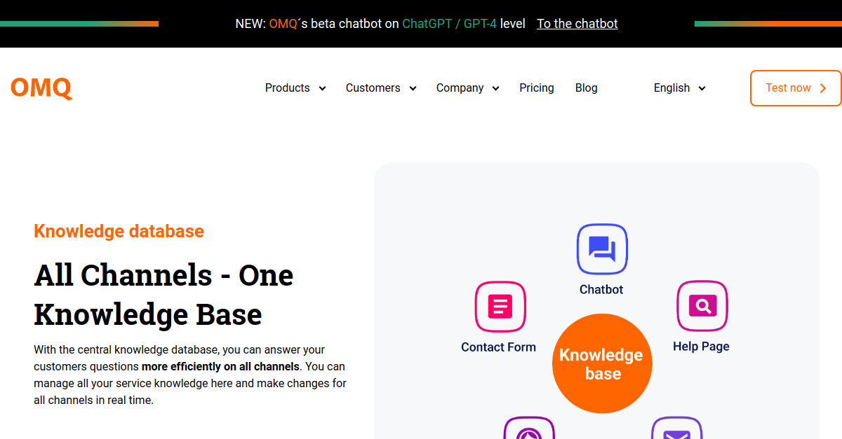 Knowledge database: All service channels - one knowledge database